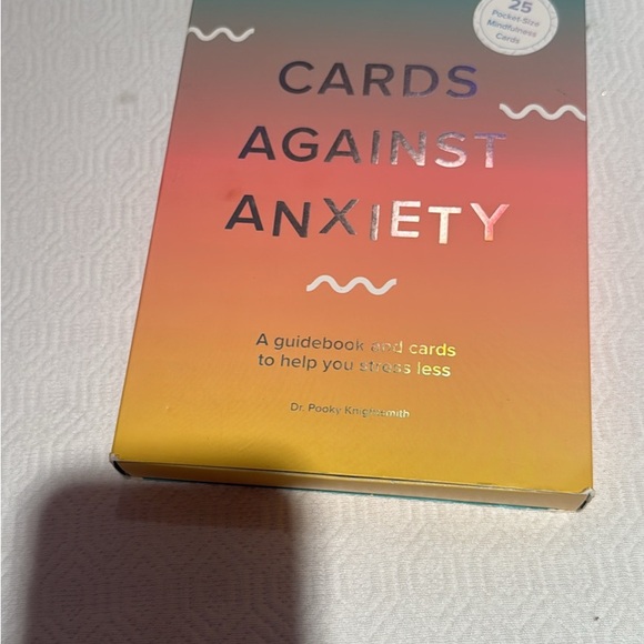 Other | Cards Against Anxiety Guidebook And Cards | Poshmark
